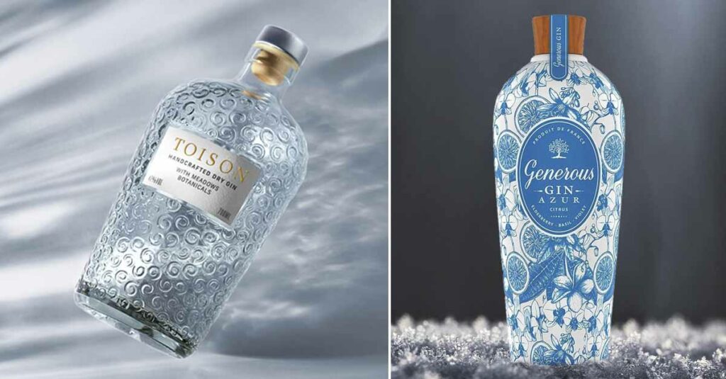 Set Toison Gin & Gin Generous Azur, 2x0,7 l, 40-47 % | WineExpert