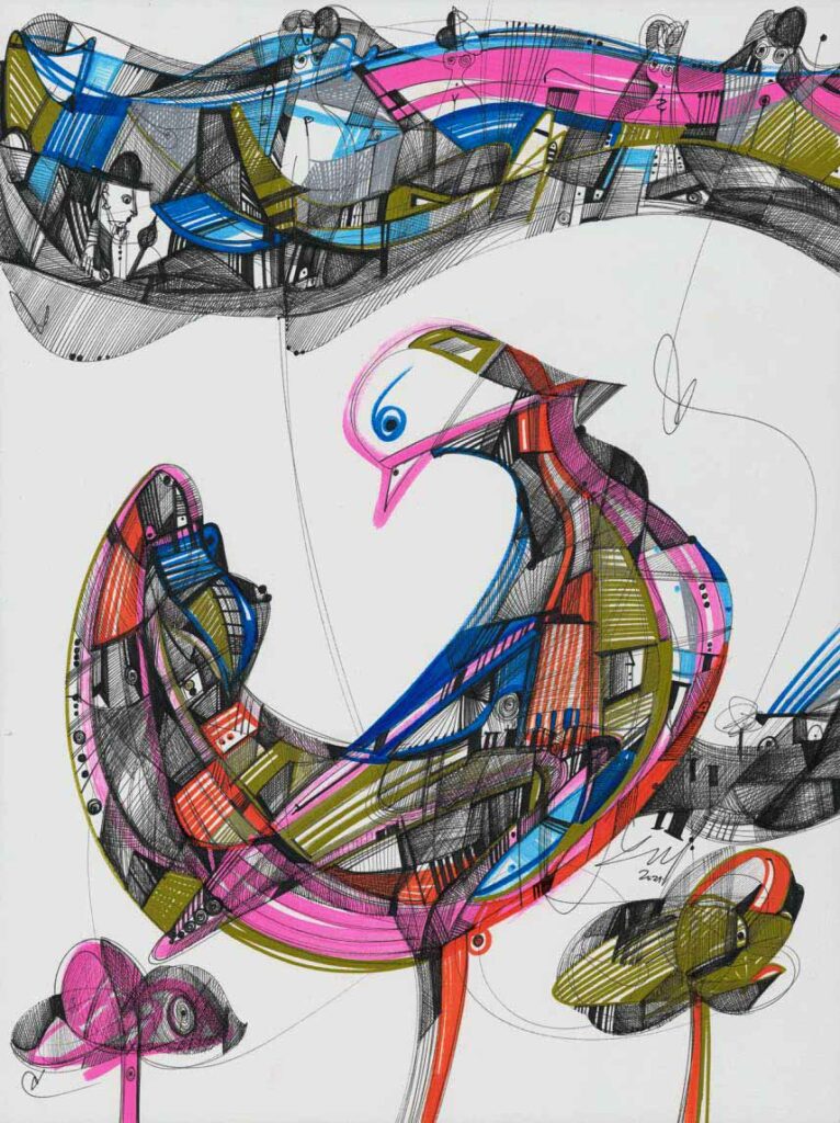 Masterpiece, Luka Brase, obraz, rok 2021, rozmery: 40 x 30 cm | WineExpert