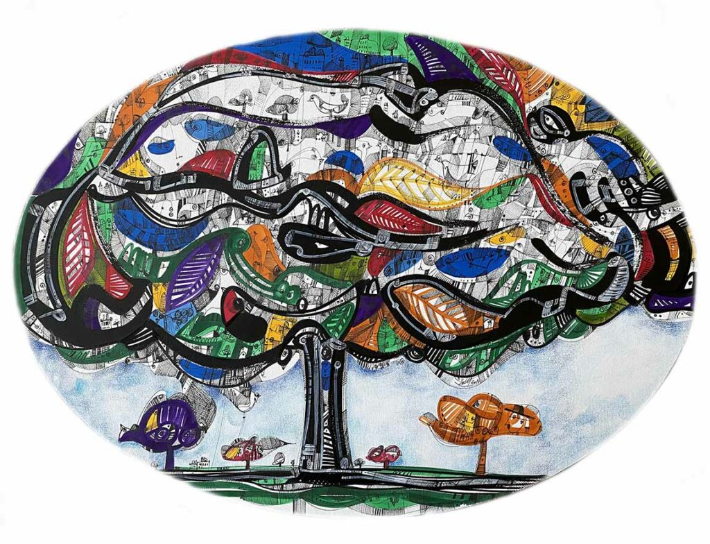 Luka Brase – Tree of Life Vilnius, 2017, 70x50 cm | WineExpert